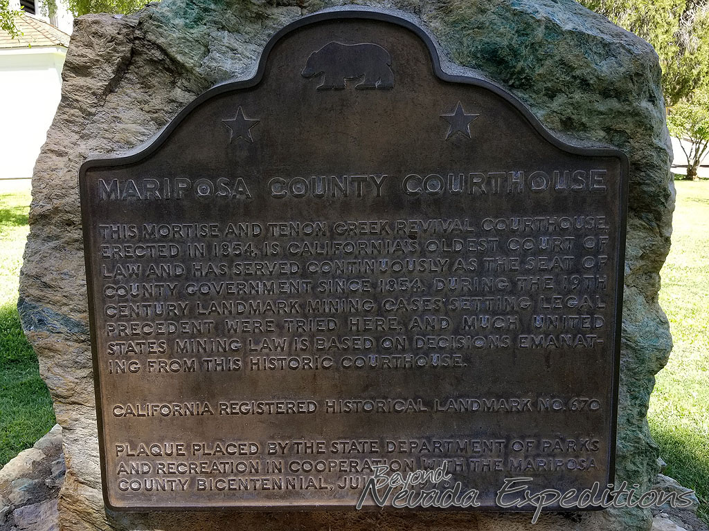 Mariposa, California • Beyond Nevada Expeditions